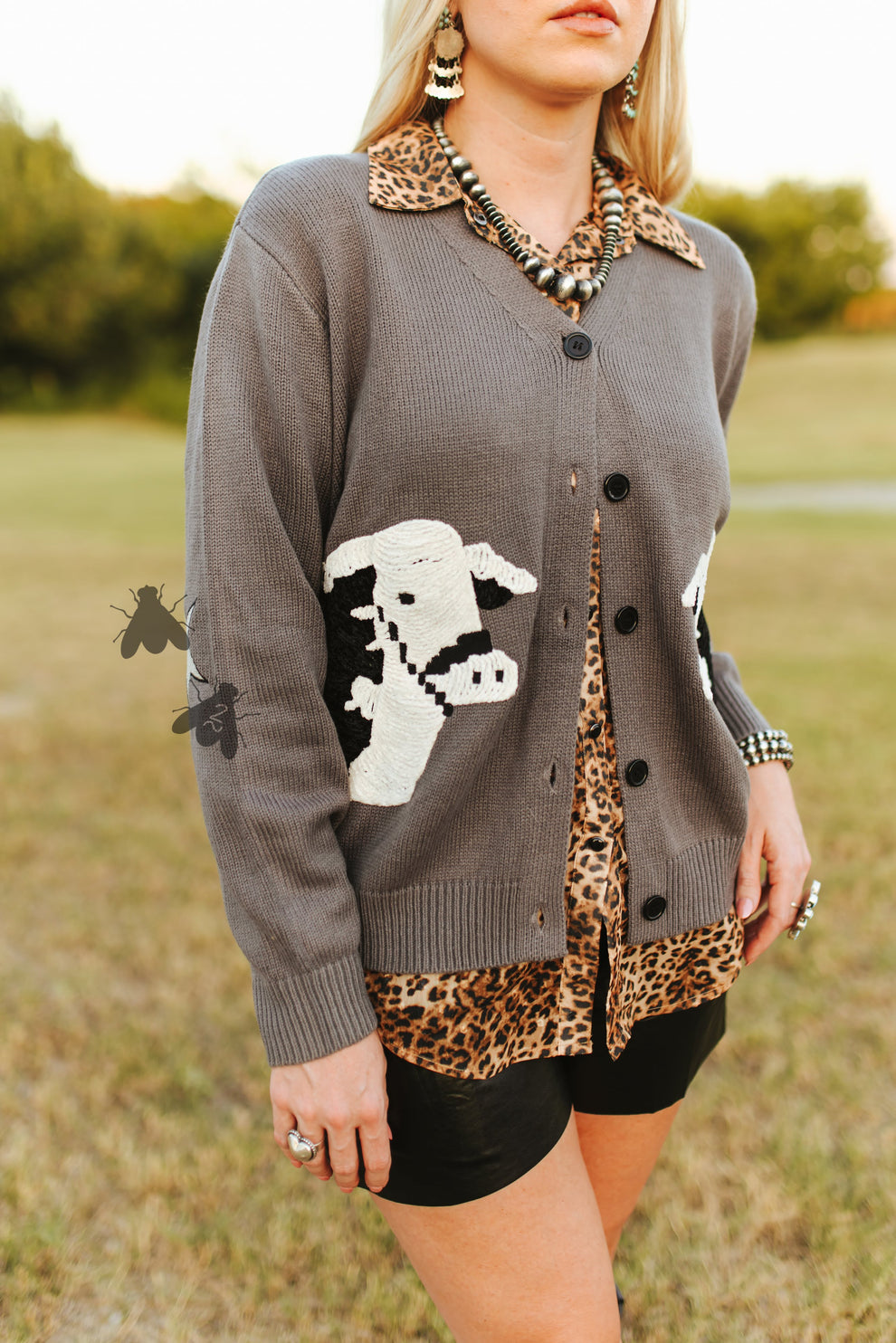 CATTLE CARDI *BLK BALDY – 2 Fly Co.