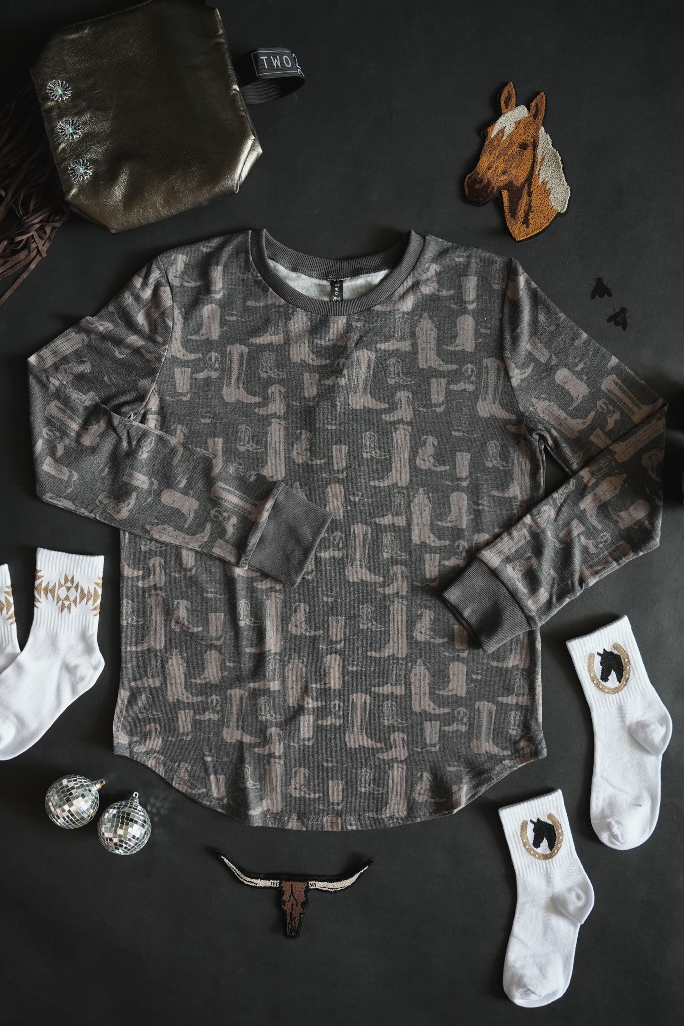 LOUNGY LARIAT TOP *BOOT SCOOT – 2 Fly Co.