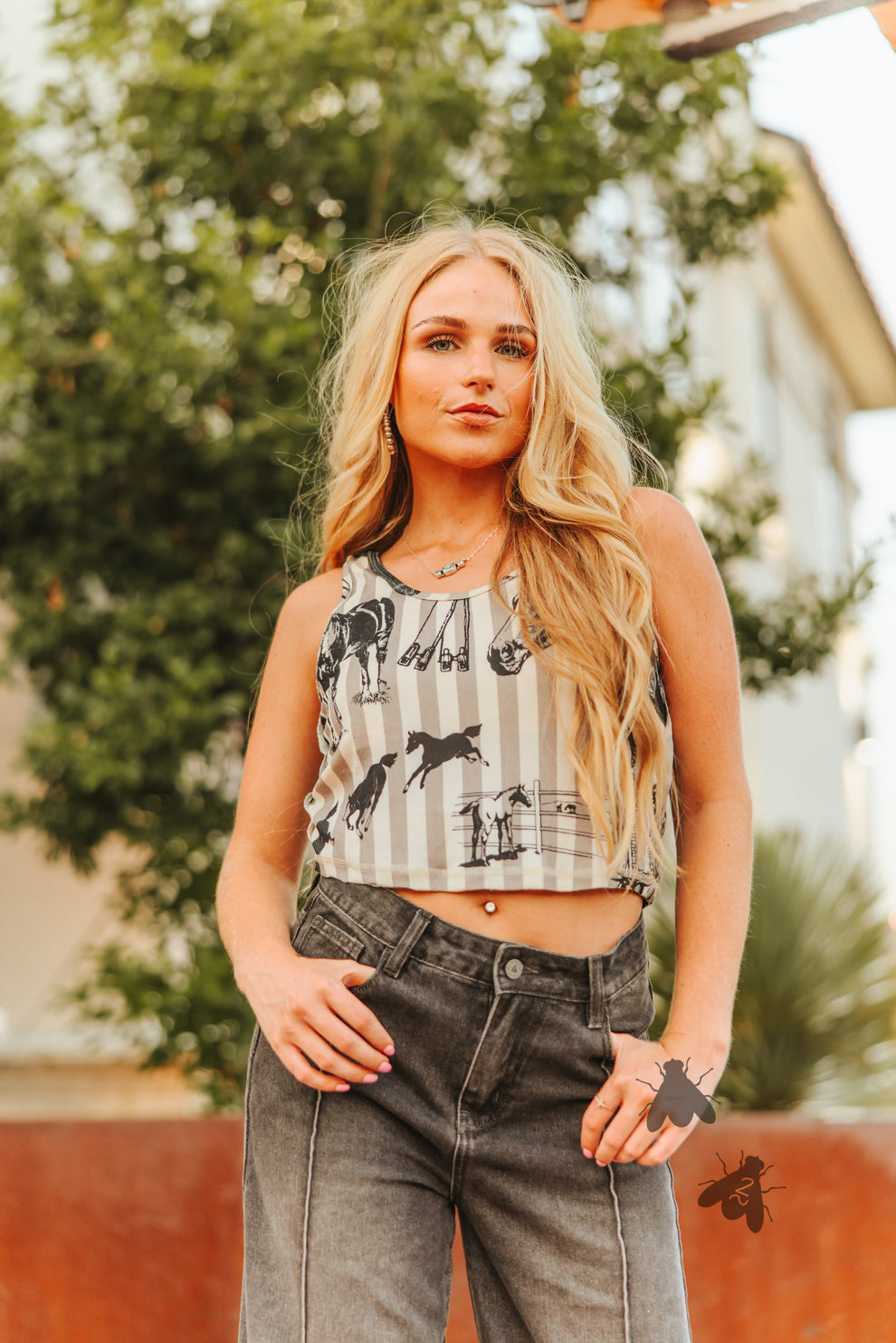 $5!!! WESTERN PREP TOP – 2 Fly Co.